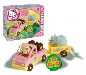 Set constructie cuburi Hello Kitty Mini Safari | eFarma