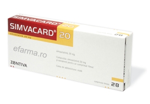 Simvacard 20 mg - Prospect si pret | eFarma