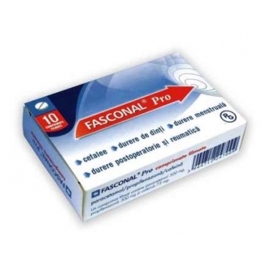 Fasconal Pro x 10 cpr , Gedeon | eFarma