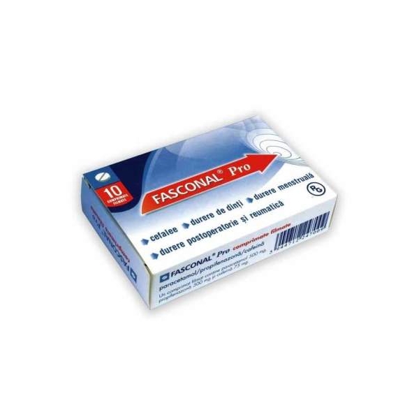 Fasconal Pro x 10 cpr , Gedeon | eFarma