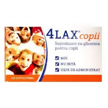 4Lax copii supozitoare cu glicerina x 12 | eFarma