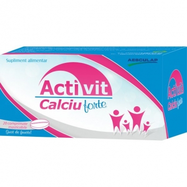 Activit Calciu Forte x 20 compr. masticabile | eFarma
