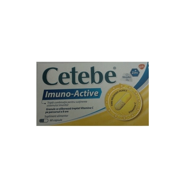 Cetebe Imuno-Active x 60 capsule, GSK | eFarma