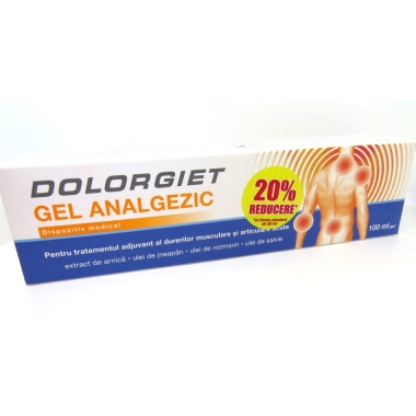 DOLORGIET GEL ANALGEZIC 100ML -20% GRATIS, ZDROVIT | eFarma
