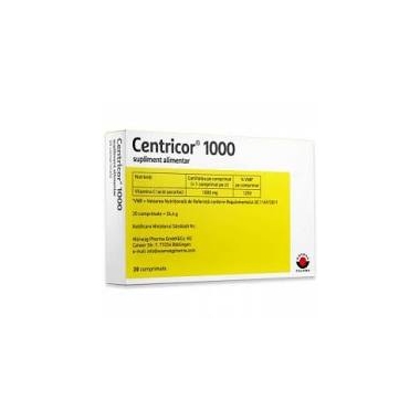 Centricor 1.000mg, 20 comprimate | eFarma
