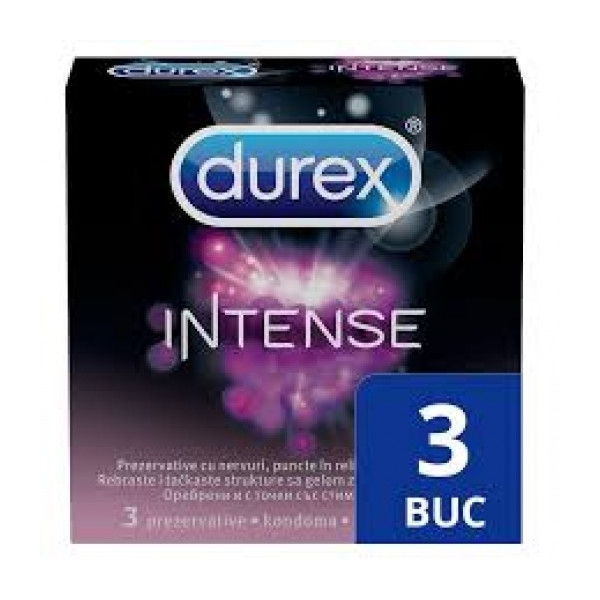 DUREX INTENSE ORGASMIC 3BUC | eFarma